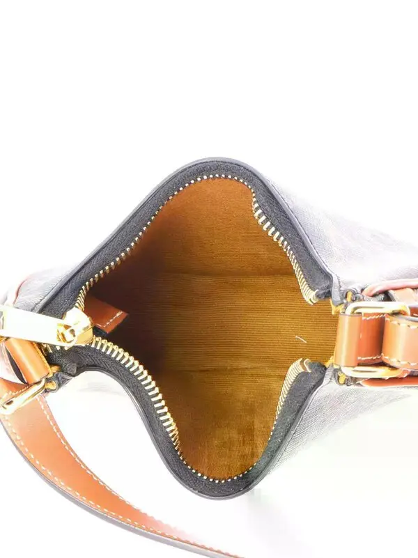 Celine Ava Bag Triomphe Coated Canvas Mini Shoulder Bag - Brown