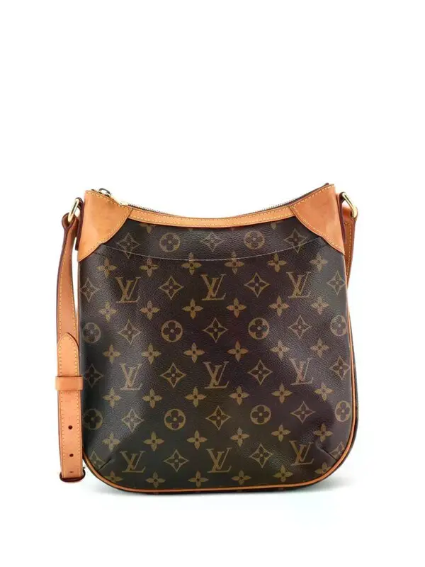 LOUIS VUITTON Monogram Canvas Odeon Mm Crossbody Bag - Brown