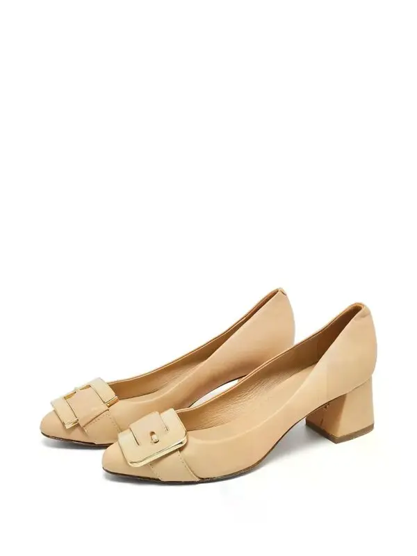 Tory Burch Maria Leather Pumps - Neutrals