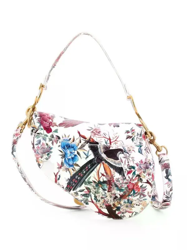 Dior Saddle Handbag With Strap - Multicolour