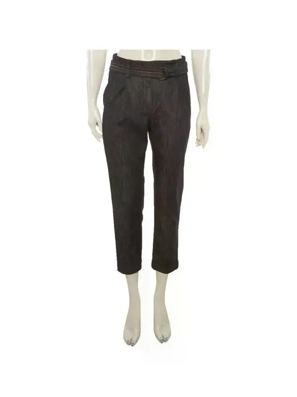 Brunello Cucinelli Straight-fit Chambray Trousers