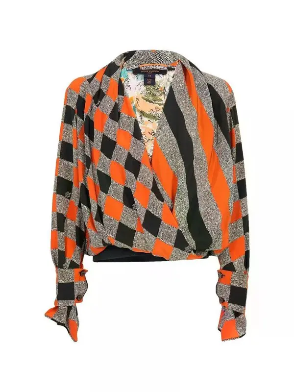 LOUIS VUITTON Grace Coddington Cowl Neck Blouse