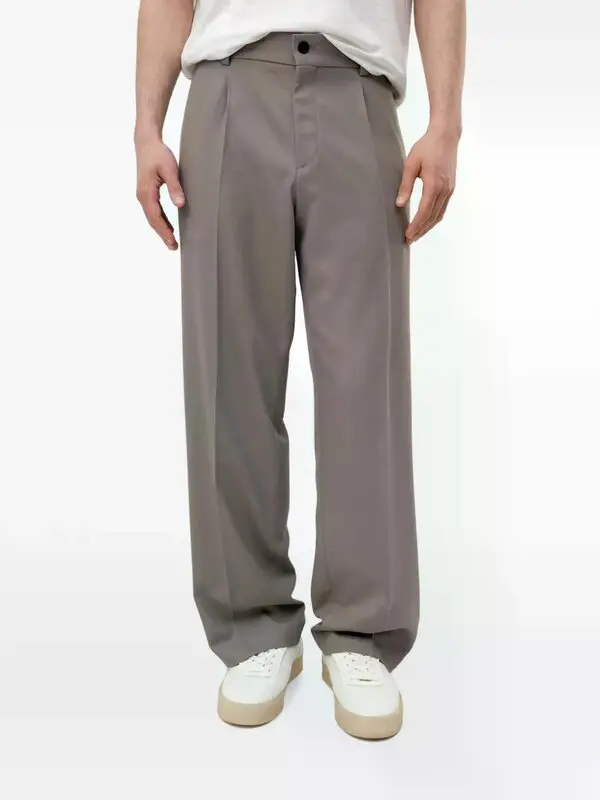 Hugo Pleated Detail Straight-leg Trousers