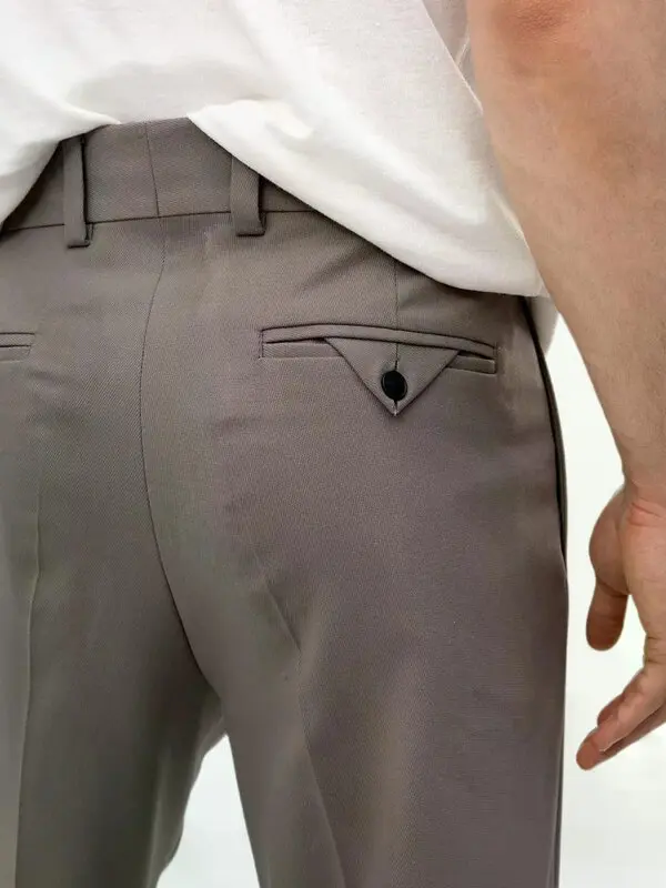 Hugo Pleated Detail Straight-leg Trousers