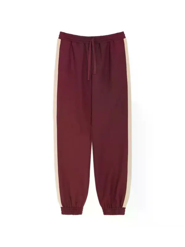 Valentino Garavani Nylon Trousers With Vgold Detail - Red