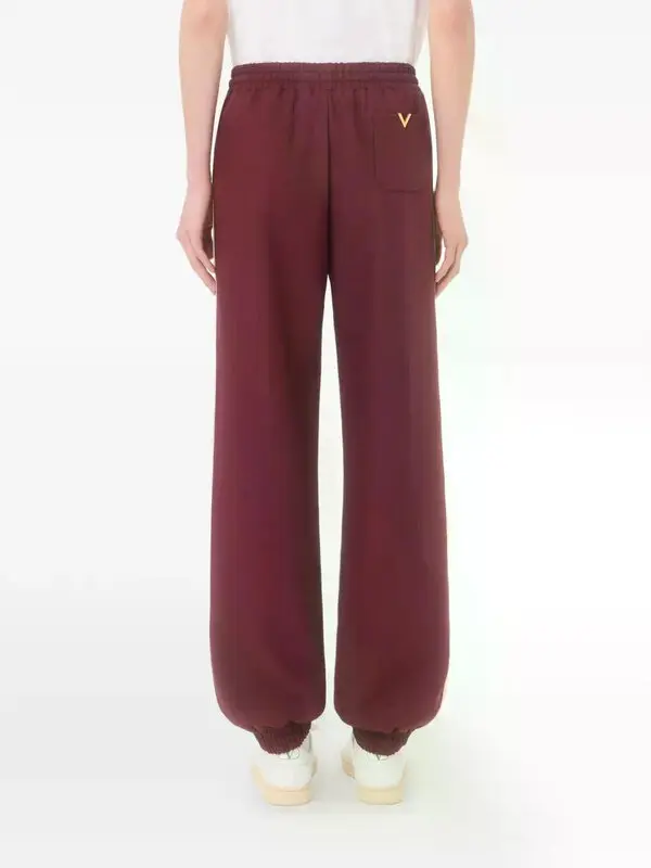 Valentino Garavani Nylon Trousers With Vgold Detail