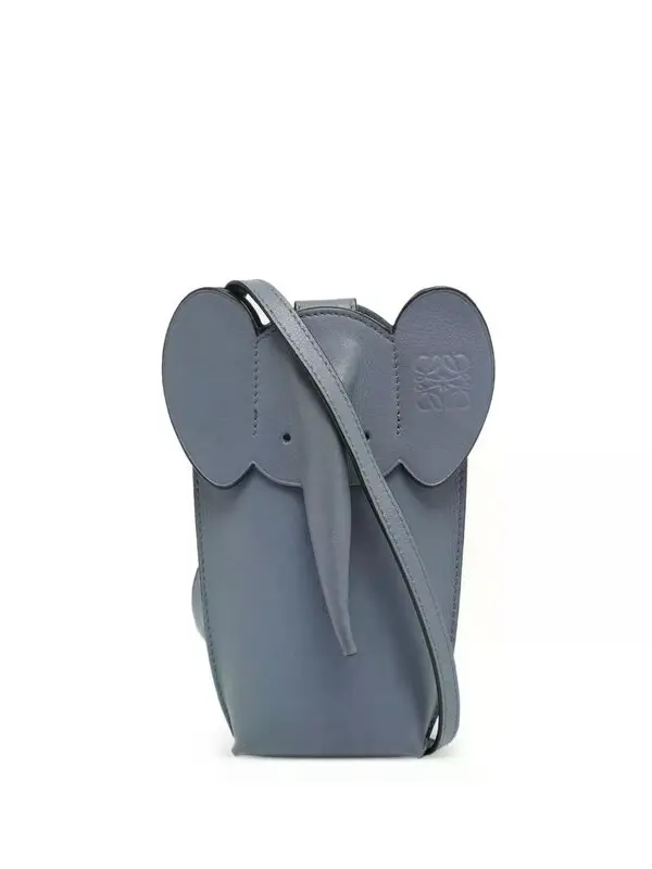 Loewe Elephant Pocket Crossbody Bag - Blue