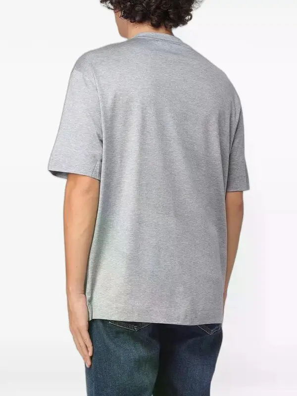 Emporio Armani Logo-embroidered T-shirt
