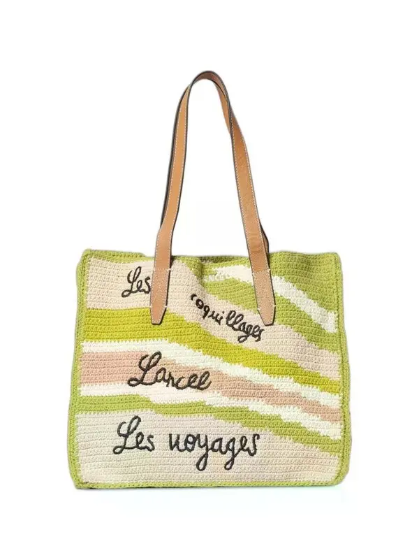 LANCEL Summer Mania Tote Bag - Green