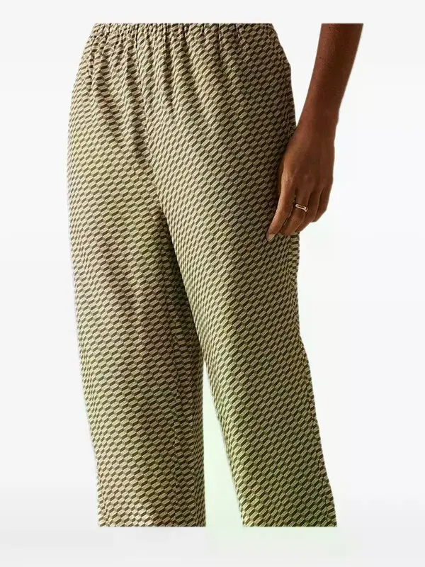 Kith Ida Monogram Silk Trousers