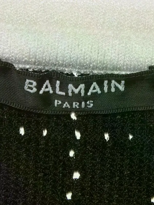 Balmain Knitted Zip-up Mini Skirt