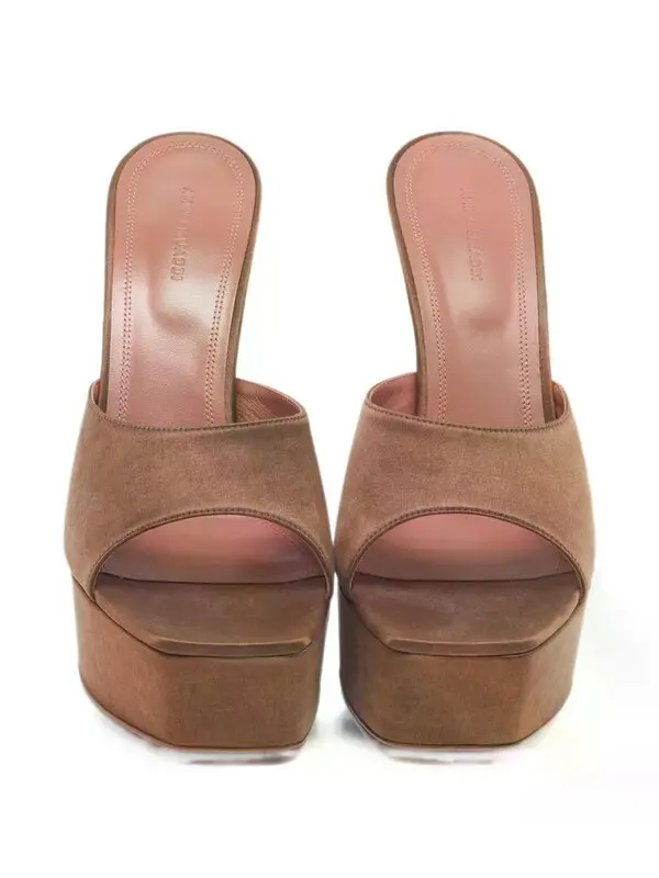 Amina Muaddi Dalida Platform Sandals