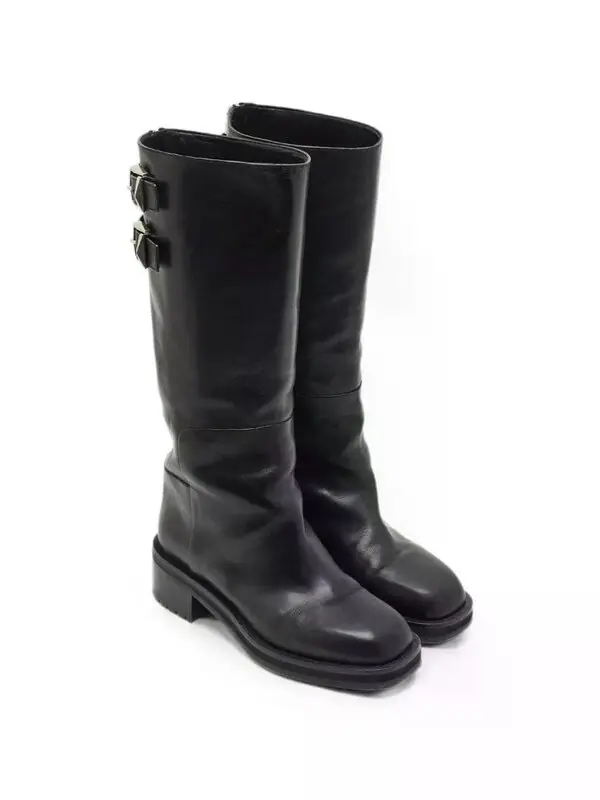 JIMMY CHOO Brooklyn Buckled Knee-high Boots