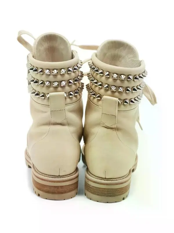 CHRISTIAN LOUBOUTIN Spike Embellished Combat Boots