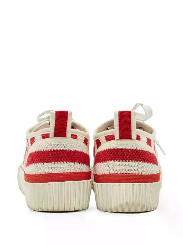 CHRISTIAN LOUBOUTIN Super Pedro Striped Platform Sneakers