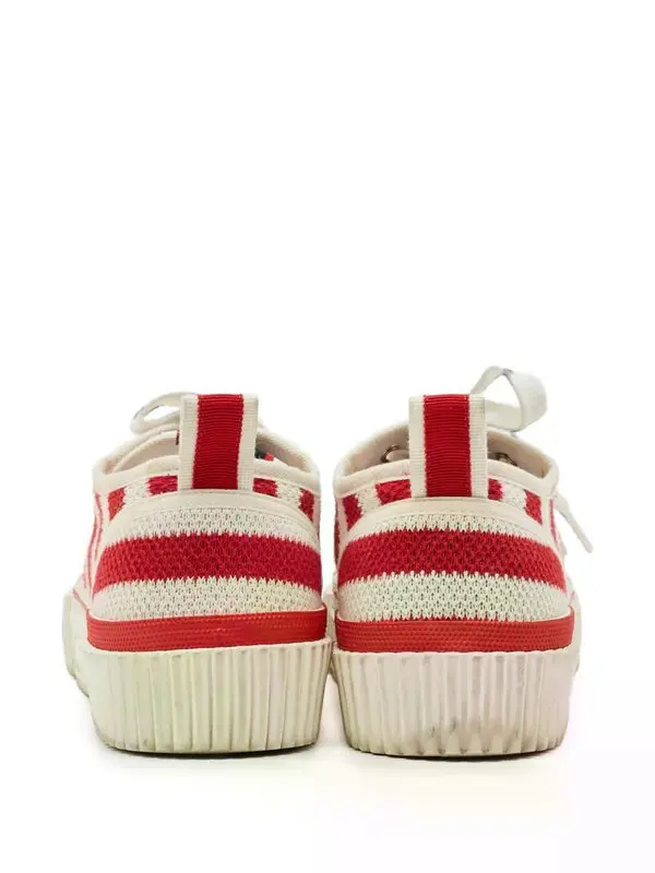 CHRISTIAN LOUBOUTIN Super Pedro Striped Platform Sneakers