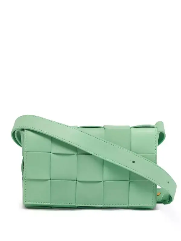 Bottega Veneta Cassette Shoulder Bag - Green