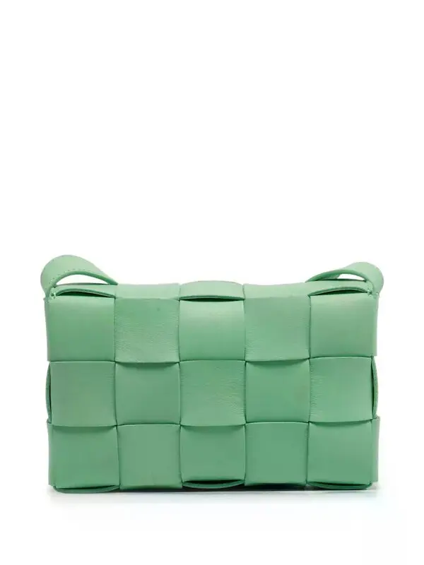 Bottega Veneta Cassette Shoulder Bag - Green