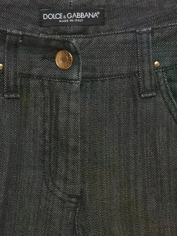 Dolce & Gabbana Logo Plaque Straight-fit Jeans