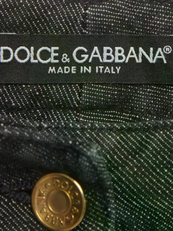 Dolce & Gabbana Logo Plaque Straight-fit Jeans