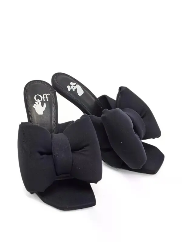Off-White Allen Bow Slide Heeled Sandals