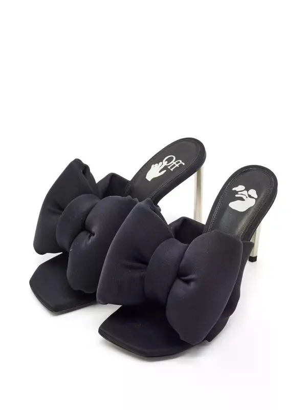Off-White Allen Bow Slide Heeled Sandals