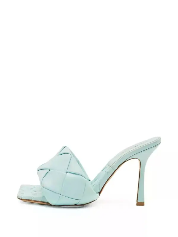Bottega Veneta Lido Intrecciato Sandals - Blue