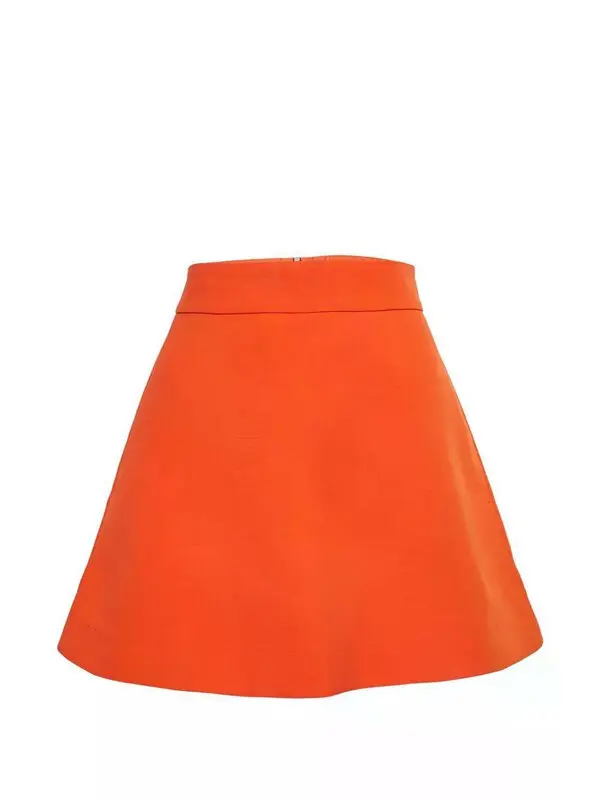 Victoria Beckham A-line Mini Skirt - Orange