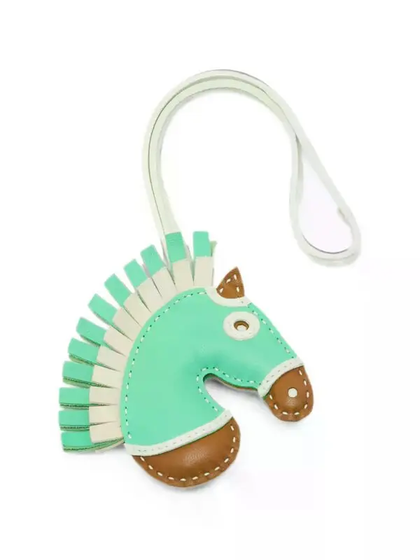 Hermès Geegee Camail Bag Charm - Green