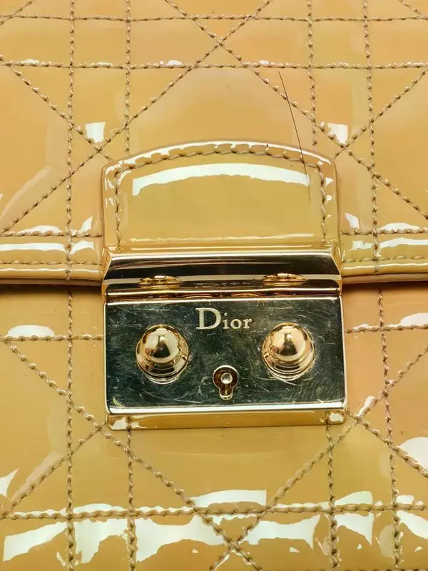 Dior 2014 Miss Cannage Promenade Clutch Bag - Neutrals