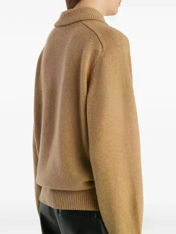 Khaite Jackson Sweater In Camel