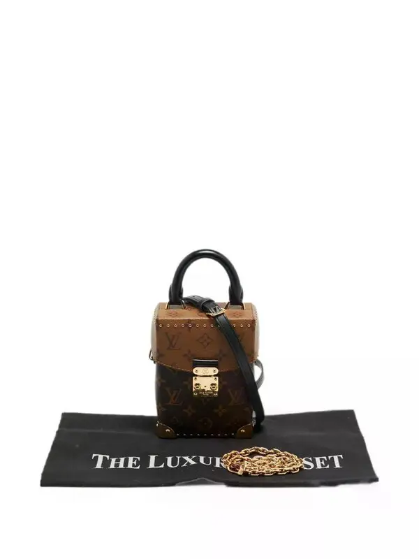 LOUIS VUITTON Monogram Reverse Camera Box Bag