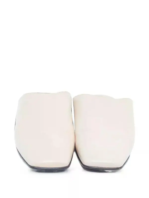 Loro Piana Alba Square-toe Mules