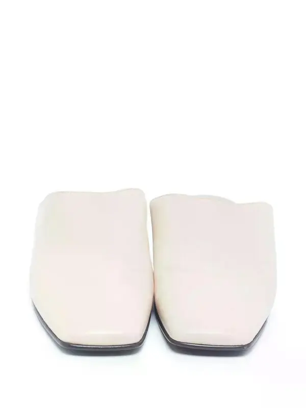 Loro Piana Alba Square-toe Mules