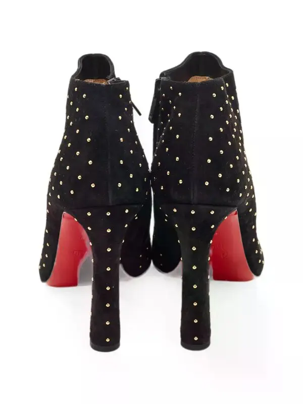 CHRISTIAN LOUBOUTIN Eleonor Plume Studded Ankle Boots