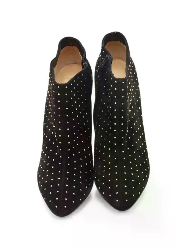 CHRISTIAN LOUBOUTIN Eleonor Plume Studded Ankle Boots