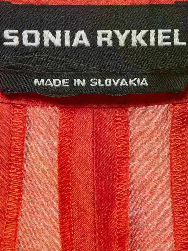 Sonia Rykiel Paris Drawstring Straight-leg Trousers