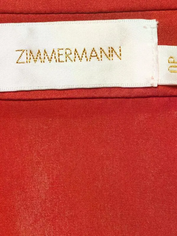 Zimmermann Satin Wrap Dress