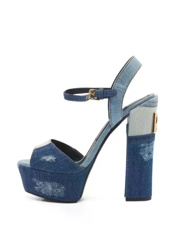 Dolce & Gabbana Keira Patchwork Sandals