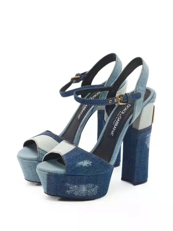 Dolce & Gabbana Keira Patchwork Sandals