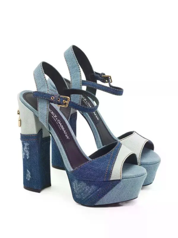 Dolce & Gabbana Keira Patchwork Sandals