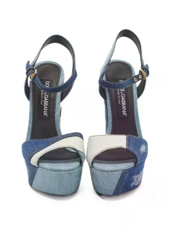 Dolce & Gabbana Keira Patchwork Sandals