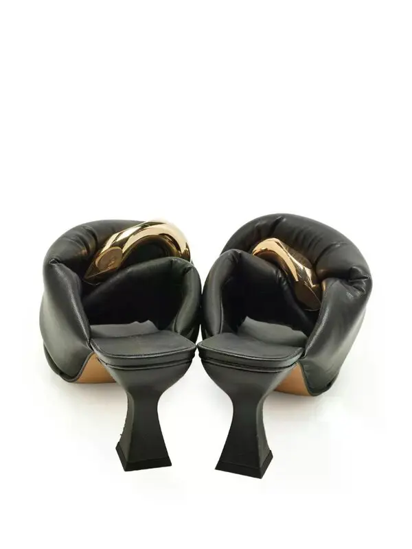 JW Anderson Chain Twist Heeled Sandals - Black