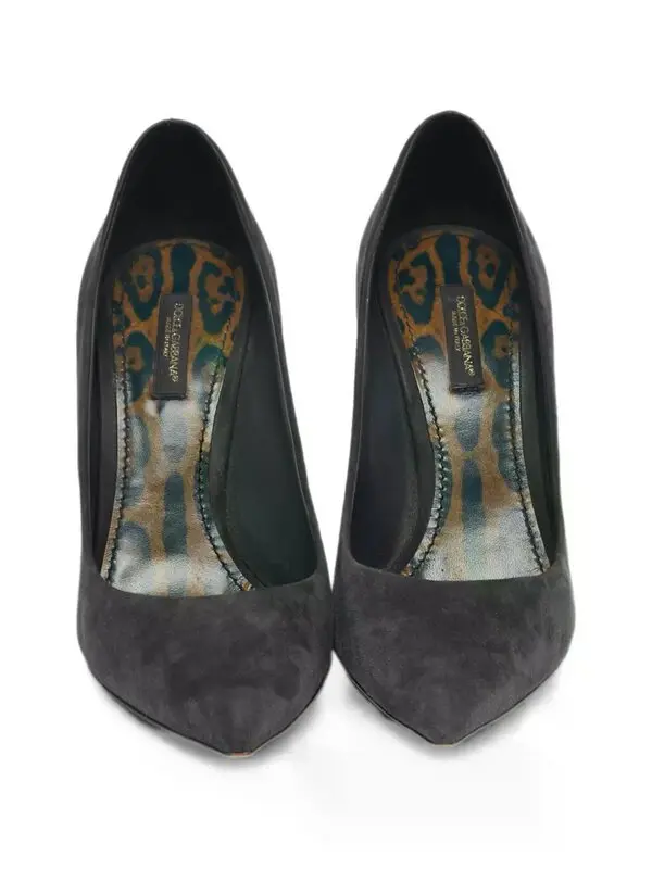 Dolce & Gabbana Suede Pointed-toe Stiletto Pumps