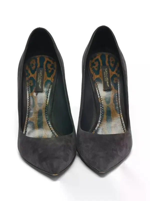 Dolce & Gabbana Suede Pointed-toe Stiletto Pumps