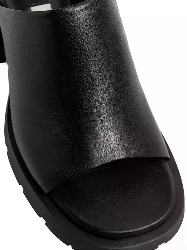 MIISTA Leather Lug-sole Mules