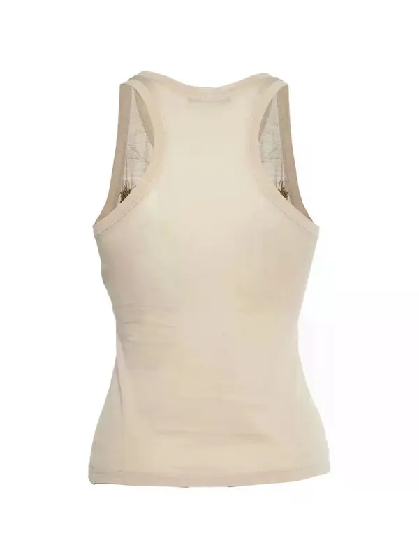 Dior 2000s Floral Embroidered Sleeveless Top