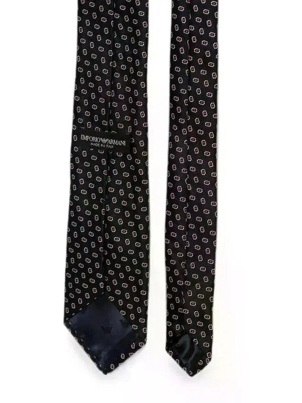 Emporio Armani Silk Jacquard Neck Tie