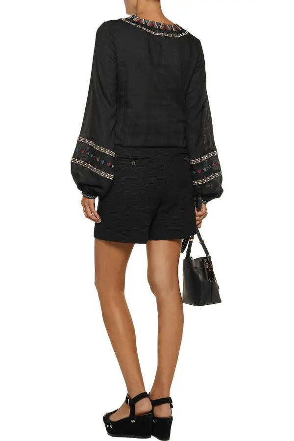 TALITHA Aisha Embroidered Cotton Top