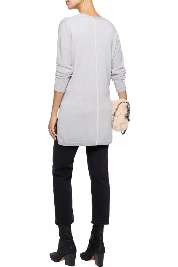 Duffy Ribbedknit Wool Cardigan